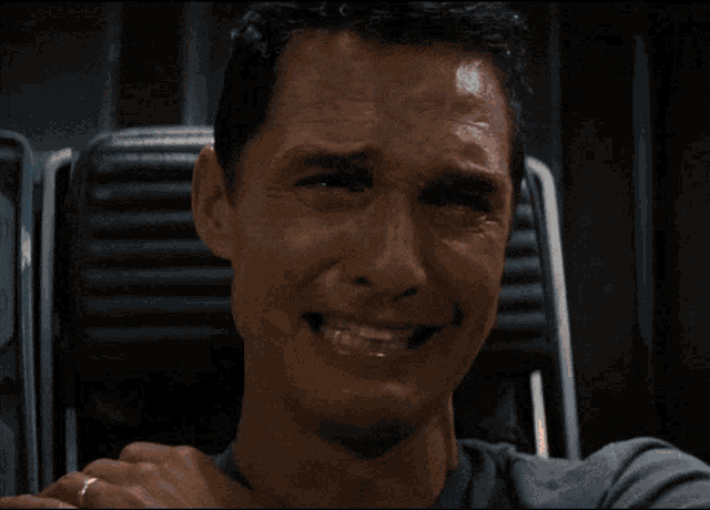 Matthew McConaughey's Emotional Cry in Interstellar GIF - Share & View ...