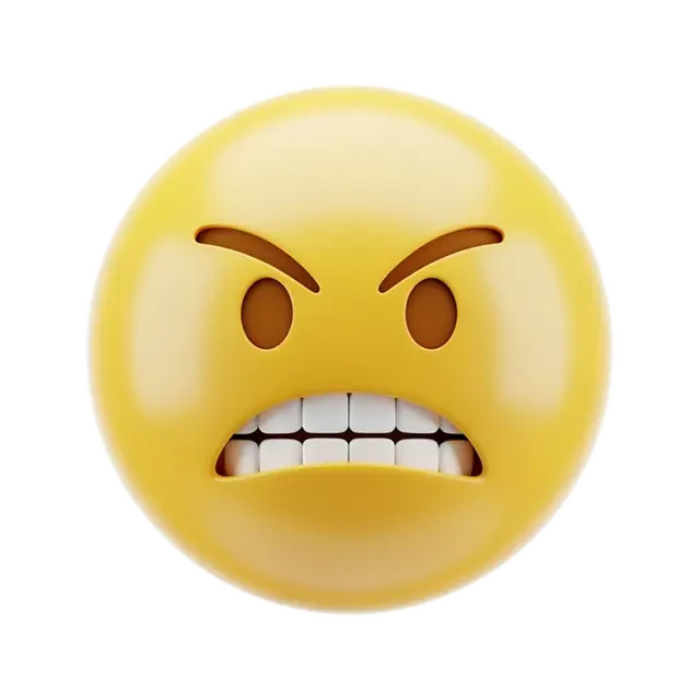 Irritated Person Grinding Teeth Emoji - Share & View on KLIPY