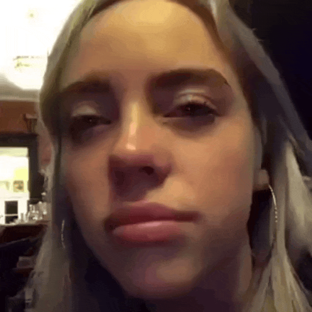 Billie Eilish Crying GIF - Share & View on KLIPY