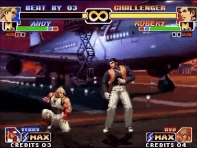 KOFシリーズ アンディ・ボガードの超必殺技 KOF series Andy Bogard super finisher GIF ...