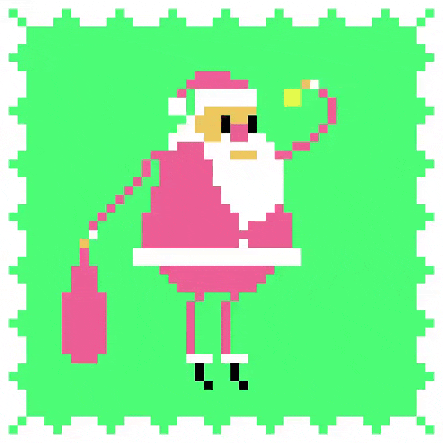 Christmas Pixel Tinsel by Ivan Dixon ANIMATED GIF - SpeakGif GIF ...