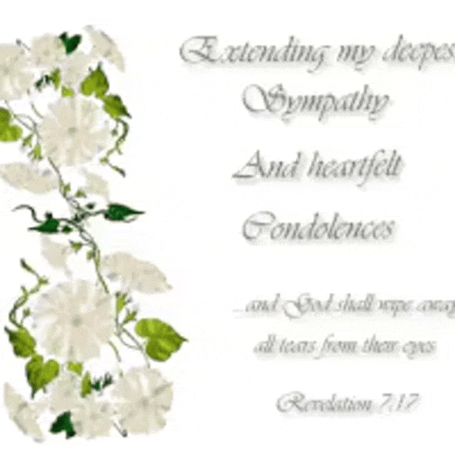 Deepest Sympathy GIF - Share & View on KLIPY