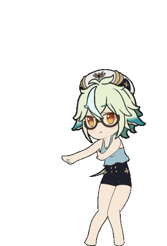 Sucrose Genshin Impact Chibi Dance Sticker Sticker - Share & View on KLIPY