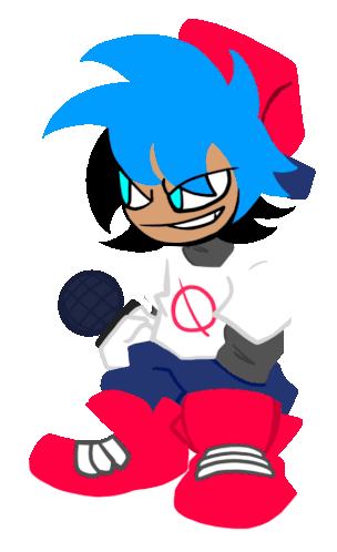 Boyfriend FNF Needlemouse Round A Bout Sonic.exe Sticker - Share & View ...