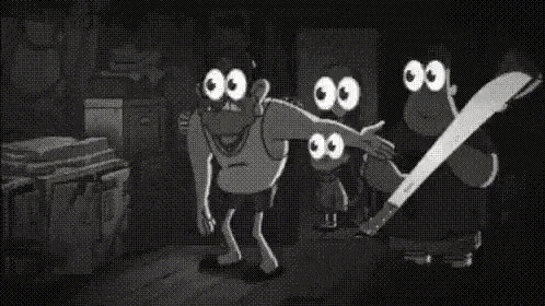 Gravity Falls: Grunkle Stan and Soos with Big Eyes GIF - Share & View ...