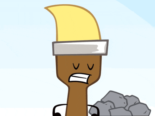 Inanimate Insanity Remastered: Paintbrush's Reaction GIF - Share & View ...