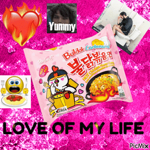 Buldak Carbonara: Love of My Life Meme GIF - Share & View on KLIPY
