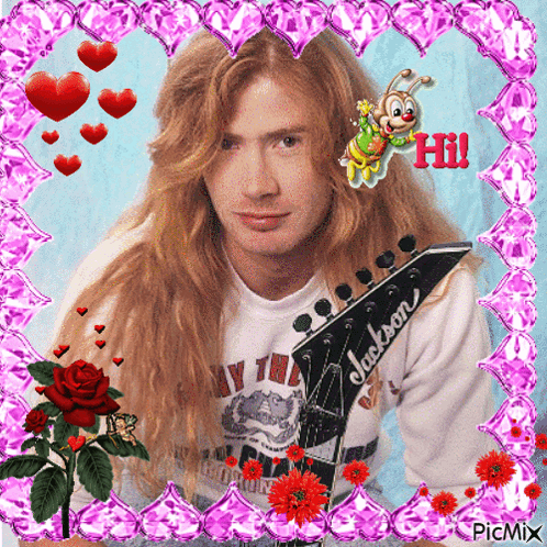 Dave Mustaine Megadeth with Jackson Guitar GIF - Share & View on KLIPY