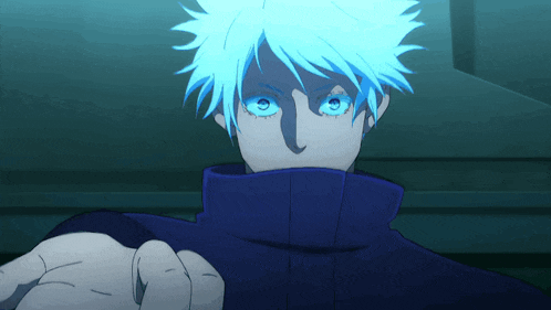 Gojo Satoru's Intense Gaze GIF - Share & View on KLIPY