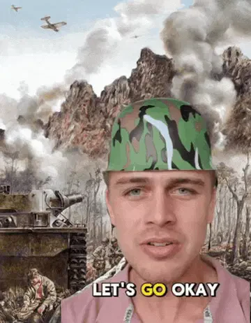 Soldier Stare Meme Meme - Share & View on KLIPY