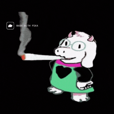 Smoking Cow GIF - Share & View on KLIPY