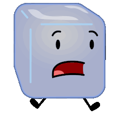 BFDI Ice Cube Spinning Animated Sticker Sticker - Share & View on KLIPY