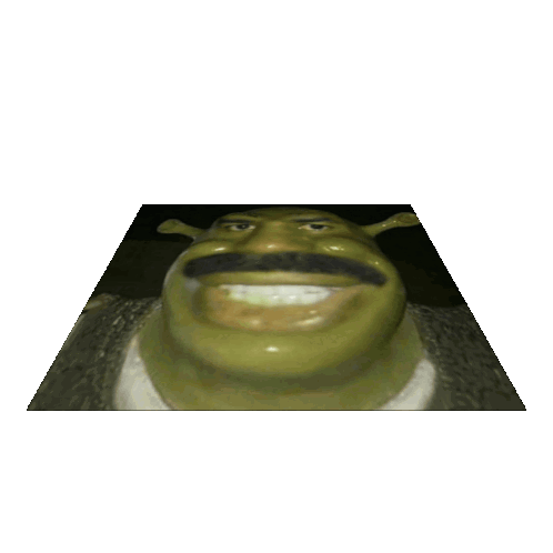 Shrek Meme Steve Harvey Smiling Face Sticker - Share & View on KLIPY