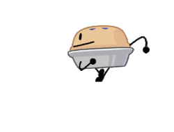 Bfdi Pie: Animated Pie Character Walking Sticker - Share & View on KLIPY