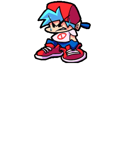 Fnf Fanon Friday Night Funkin Scared Boyfriend Sticker - Share & View ...