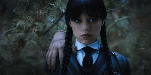 Wednesday Addams I See You Meme Meme - Share & View on KLIPY