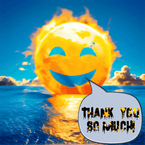 Smiley Emoji Thank You Message GIF - Share & View on KLIPY