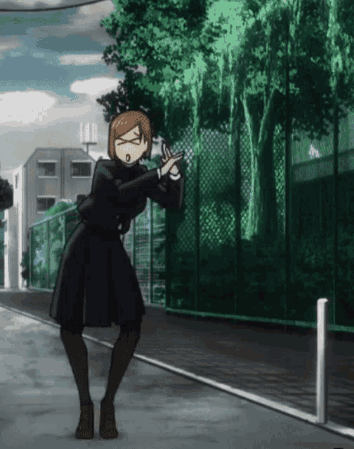 Nobara Kugisaki Dancing: Muji Muji Jujutsu Kaisen GIF - Share & View on ...