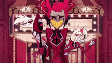 Hazbin Hotel: Alastor, Angel Dust & Charlie GIF - Share & View on KLIPY