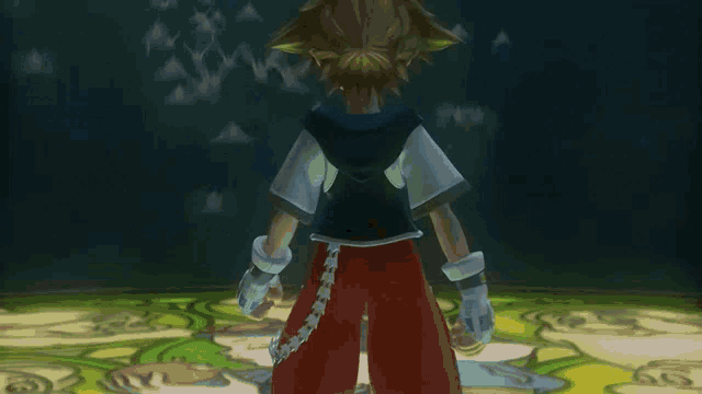 Sora Looks Up at Doves in Kingdom Hearts GIF - Share & View on KLIPY