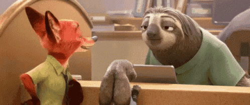 Zootopia: Nick Wilde and Flash the Sloth GIF - Share & View on KLIPY