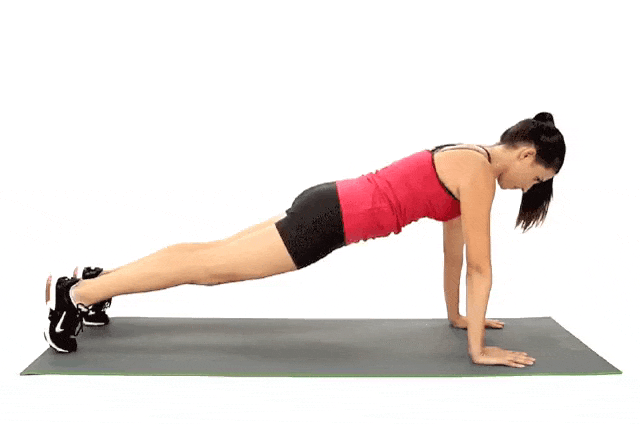 Proper technique for a standard plank. GIF - Share & View on KLIPY