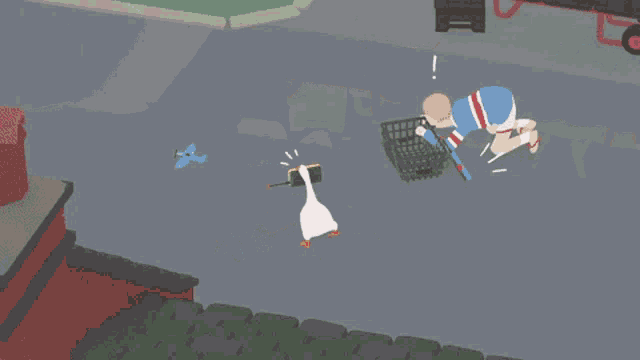 Untitled Goose Game: Goose Asserting Dominance GIF - Share & View on KLIPY