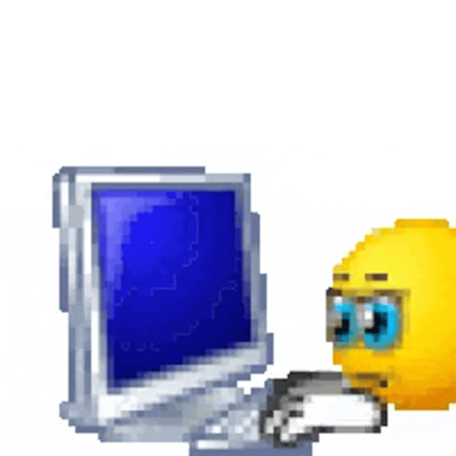 Computer Angry Anger Hit Hitting Throw Throwing Bang Head Smileys ...