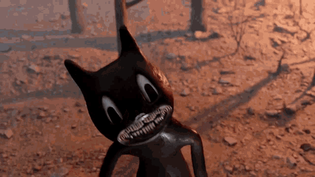 Siren Head and Cartoon Cat Appear GIF - Share & View on KLIPY