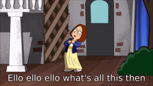 Family Guy: Stewie British Police & Meg GIF - Share & View on KLIPY