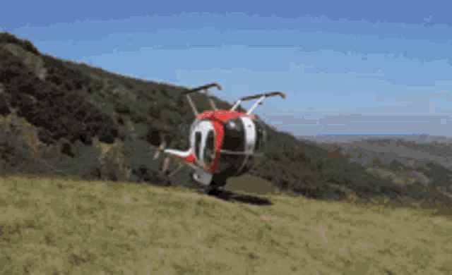 Helicopter Crash: Upside Down on Hillside GIF - Share & View on KLIPY