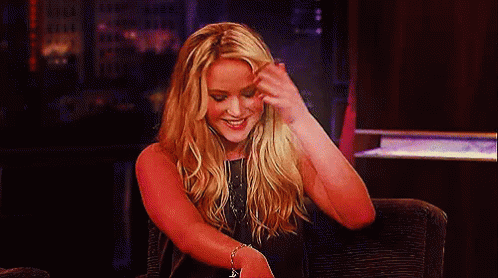 Jennifer Lawrence Hides Face Laughing GIF - Share & View on KLIPY