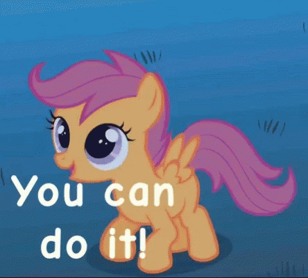 My Little Pony MLP: You Can Do It! GIF - Share & View on KLIPY