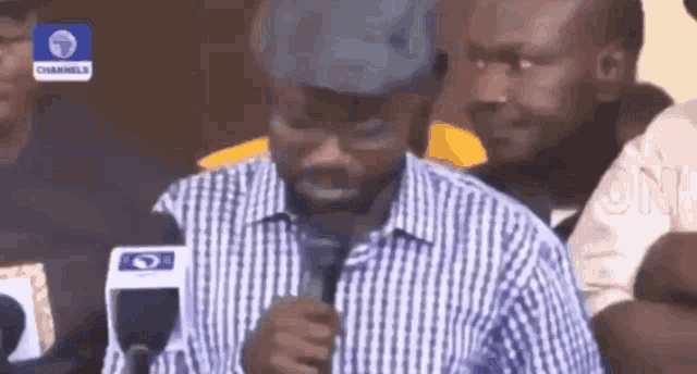 Man Crying Sadly at Microphone GIF - Share & View on KLIPY