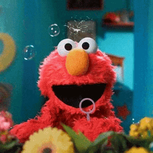 Elmo Blowing Bubbles on Sesame Street GIF - Share & View on KLIPY