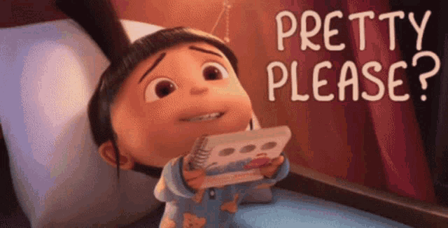 Pretty Please Agnes GIF - Share & View on KLIPY