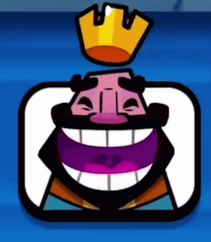 Clash Royale King Laughing Emote GIF - Share & View on KLIPY