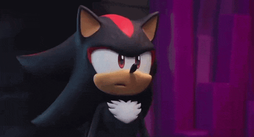 Shadow the Hedgehog's Nervous Moment GIF - Share & View on KLIPY