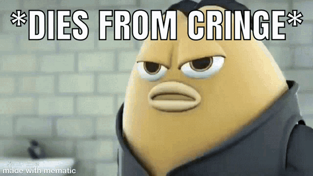 Animated Character Dies From Cringe Meme GIF - Share & View on KLIPY