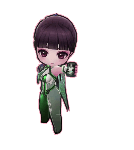 Chibi Nikke Stellar Blade Girl with Can Sticker Sticker - Share & View ...