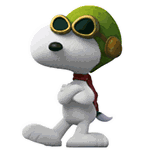 Snoopy Angry Aviator Sticker Sticker - Share & View on KLIPY